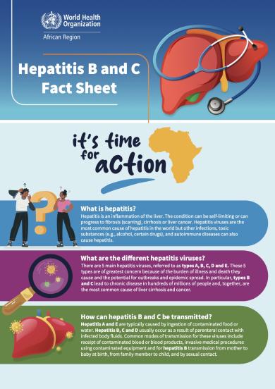Hepatitis B and C Fact Sheet | WHO | Regional Office for Africa